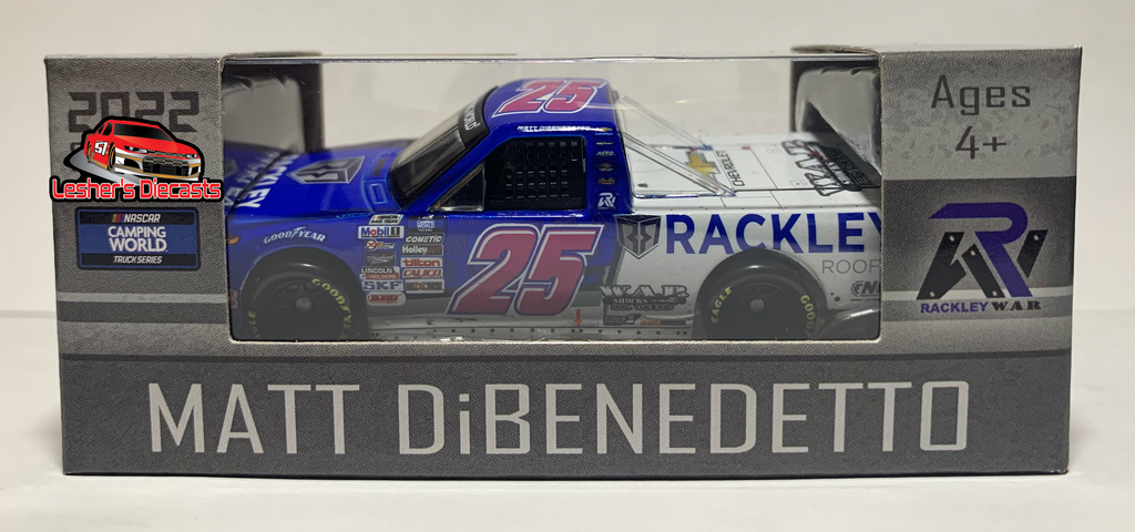 MATT DIBENEDETTO 2022 RACKLEY ROOFING TALLADEGA RACED WIN 1:64 ARC DIE ...